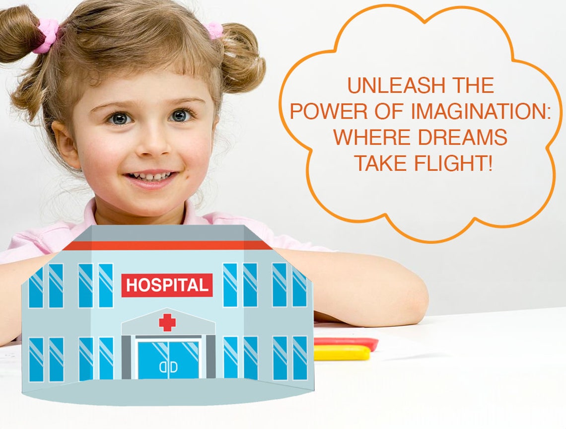 Paper Dollhouse, Hospital Background Scenes, Printable Activity Sheets ...