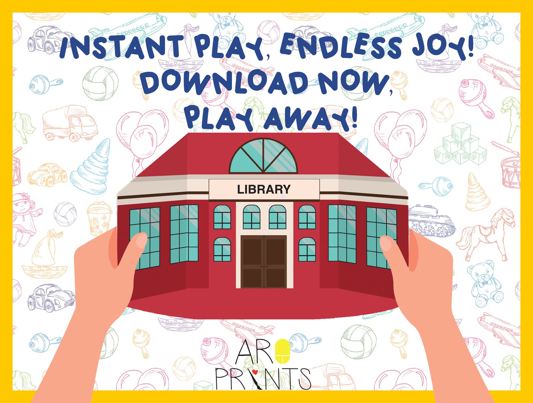 Paper Dollhouse, Library Background Scenes, Printable Activity Sheets ...