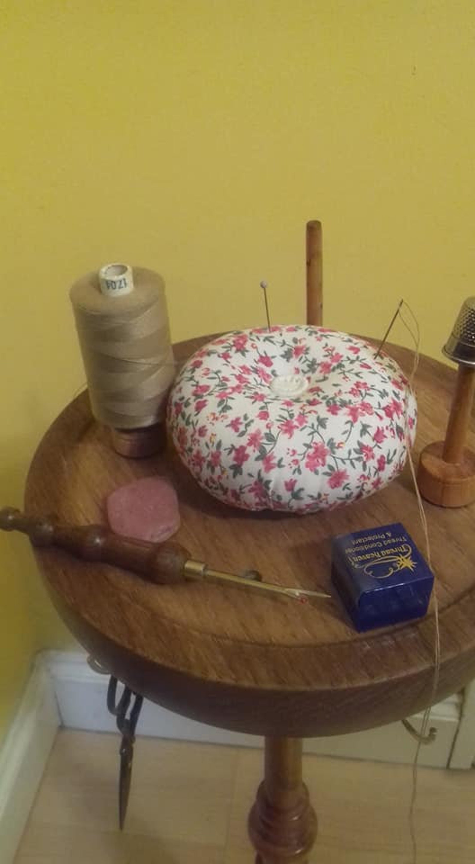 Sewing Stand. Hand Made From Fine Hardwood. This Item is Made to Order ...