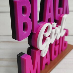 Black Girl Magic, Table Decor (great Gift !) - Etsy