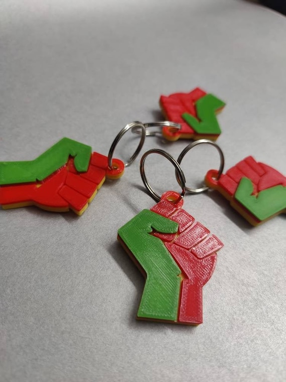 Fist Keychain / Juneteenth Great Gift - Etsy