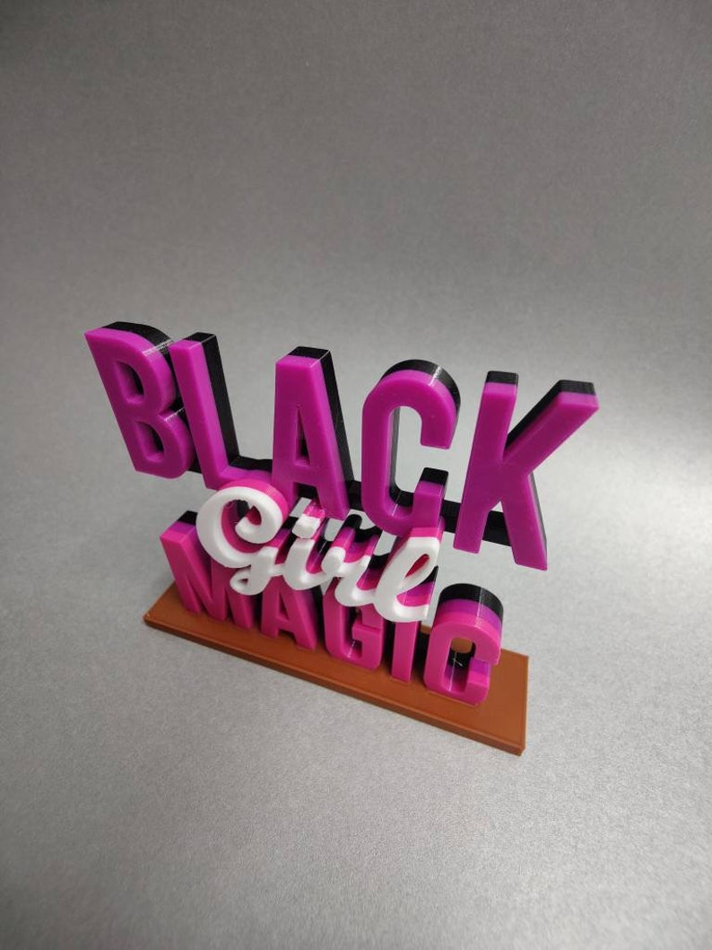 Black Girl Magic Table Decor great Gift | Etsy