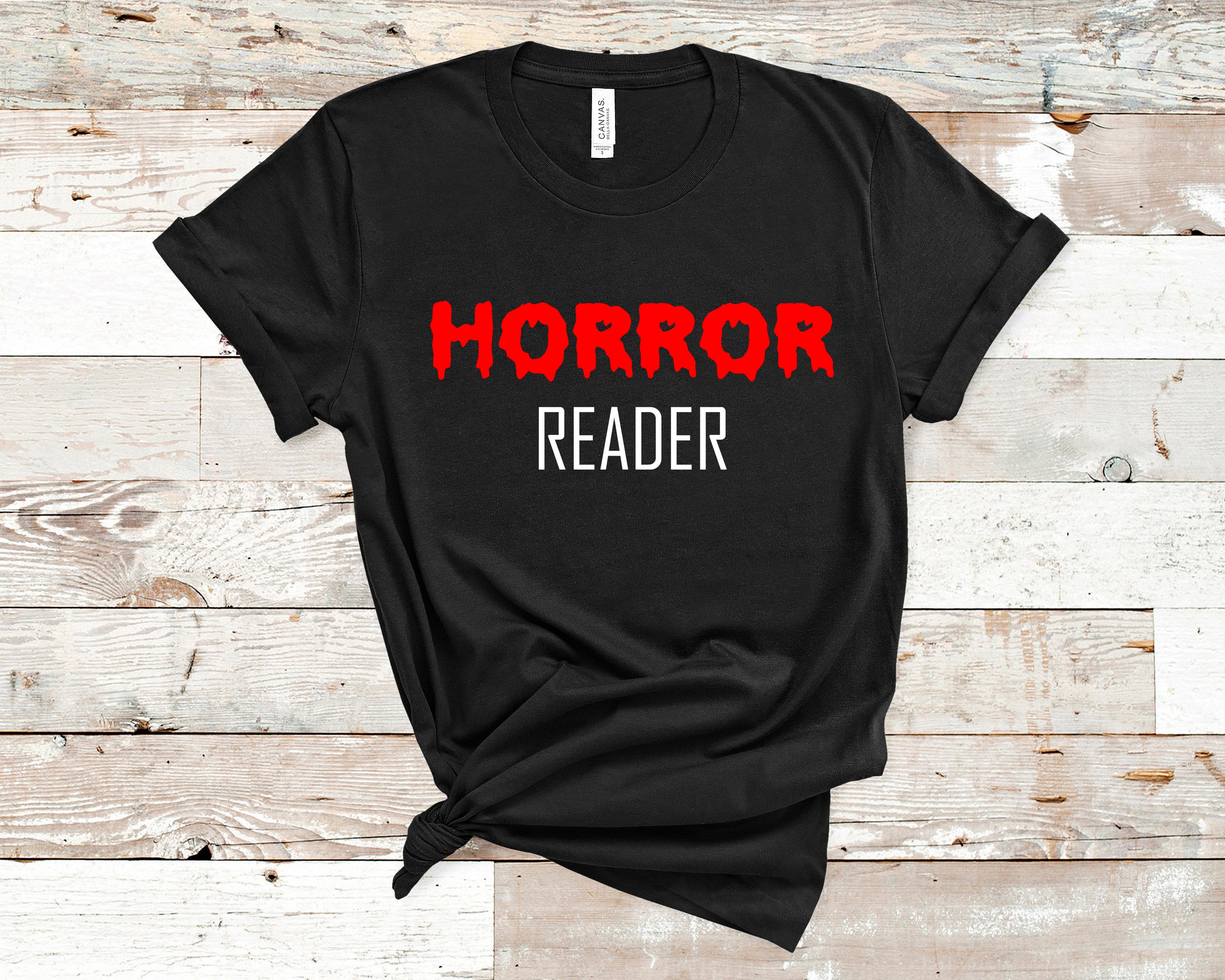 Horror Reader T-shirt – Funny Bookish Halloween Gift - Etsy
