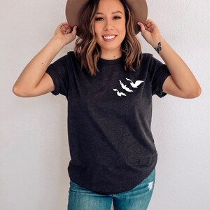 Divergent Dauntless Tshirt Tris Birds Tattoo Shirt Bookish Tees ...