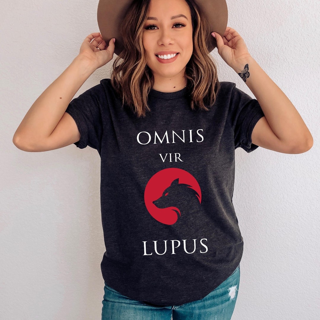 Omnis Vir Lupus Red Rising Shirt - the Howlers, Sevro Au Barca, Darrow ...