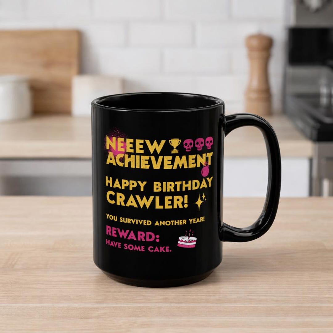 Dungeon Crawler Carl Mug | New Achievement Birthday Mug | DCC Coffee ...