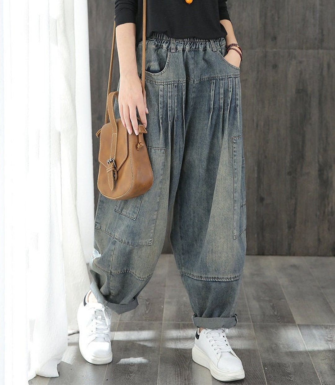 Autumn Retro Jeans,casual Pants, Women's Jeans,casual High Waist Pants ...