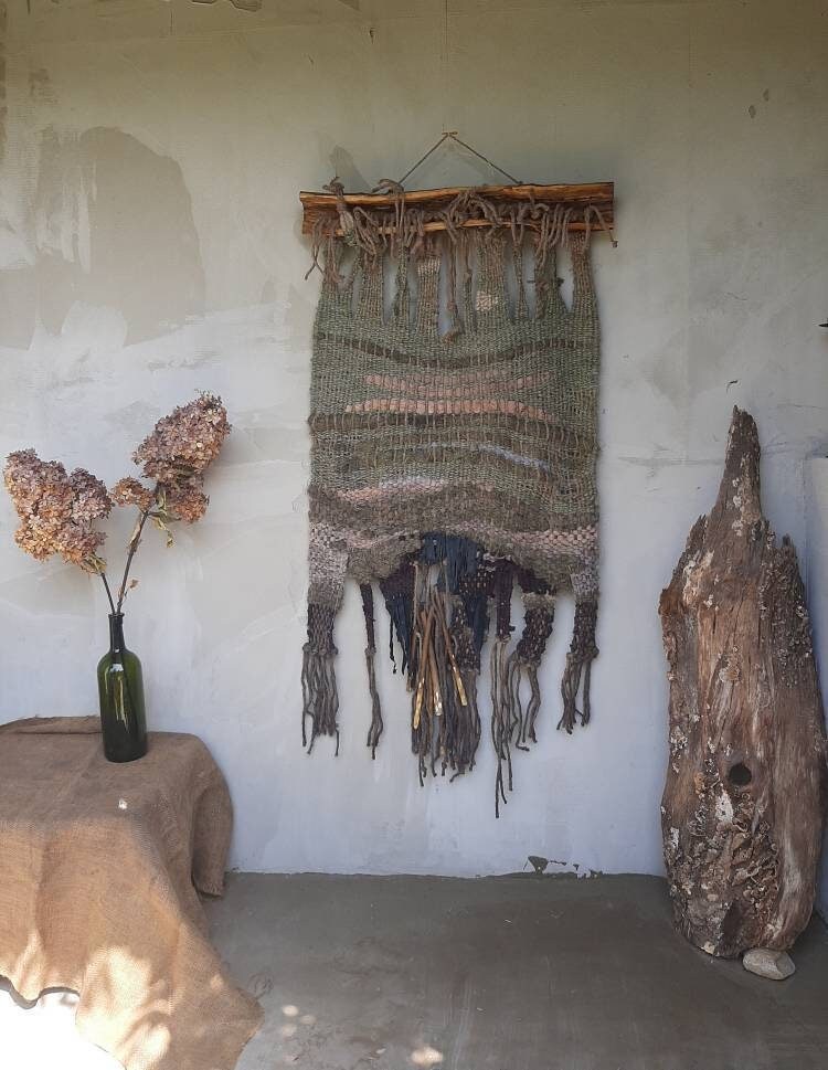 Unique Weaving Art in an Interesting Shape, Made of Organic Materials ...