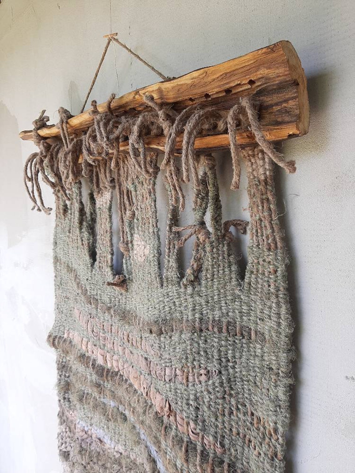 Unique Weaving Art in an Interesting Shape, Made of Organic Materials ...