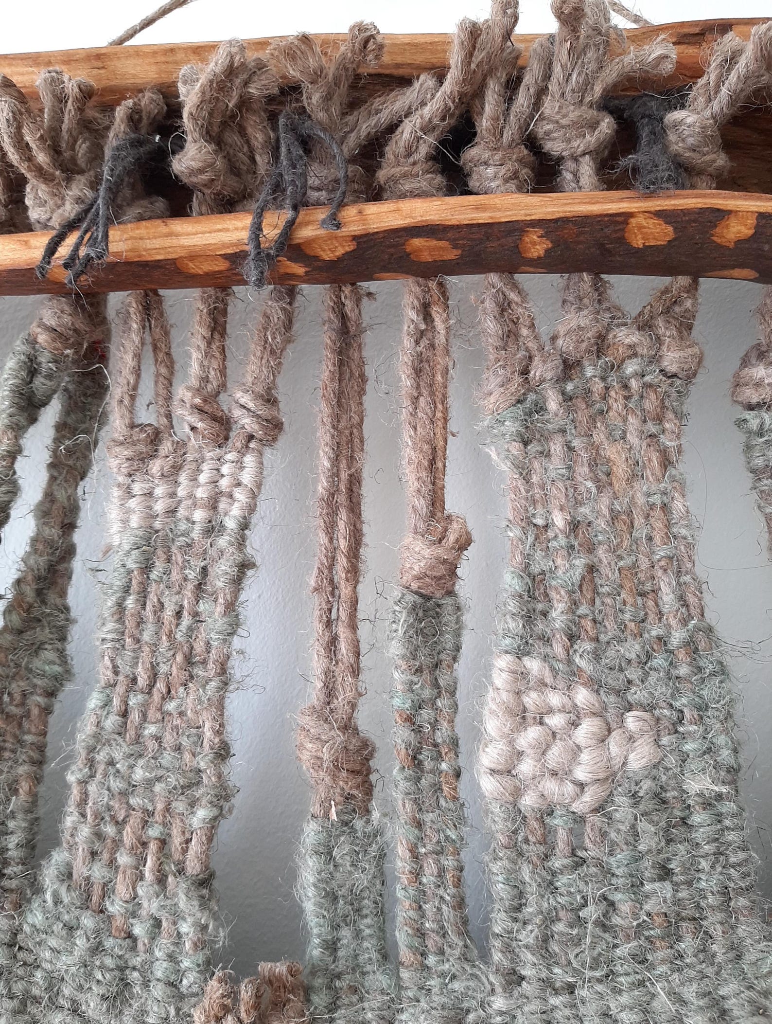 Unique Weaving Art in an Interesting Shape, Made of Organic Materials ...