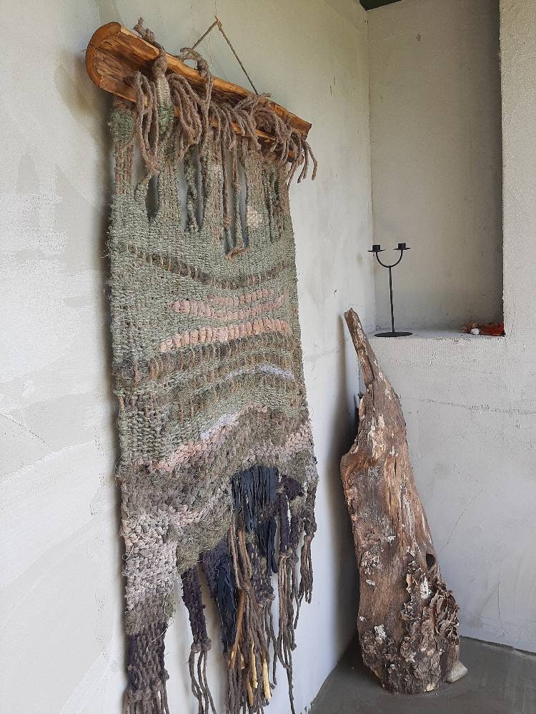 Unique Weaving Art in an Interesting Shape, Made of Organic Materials ...