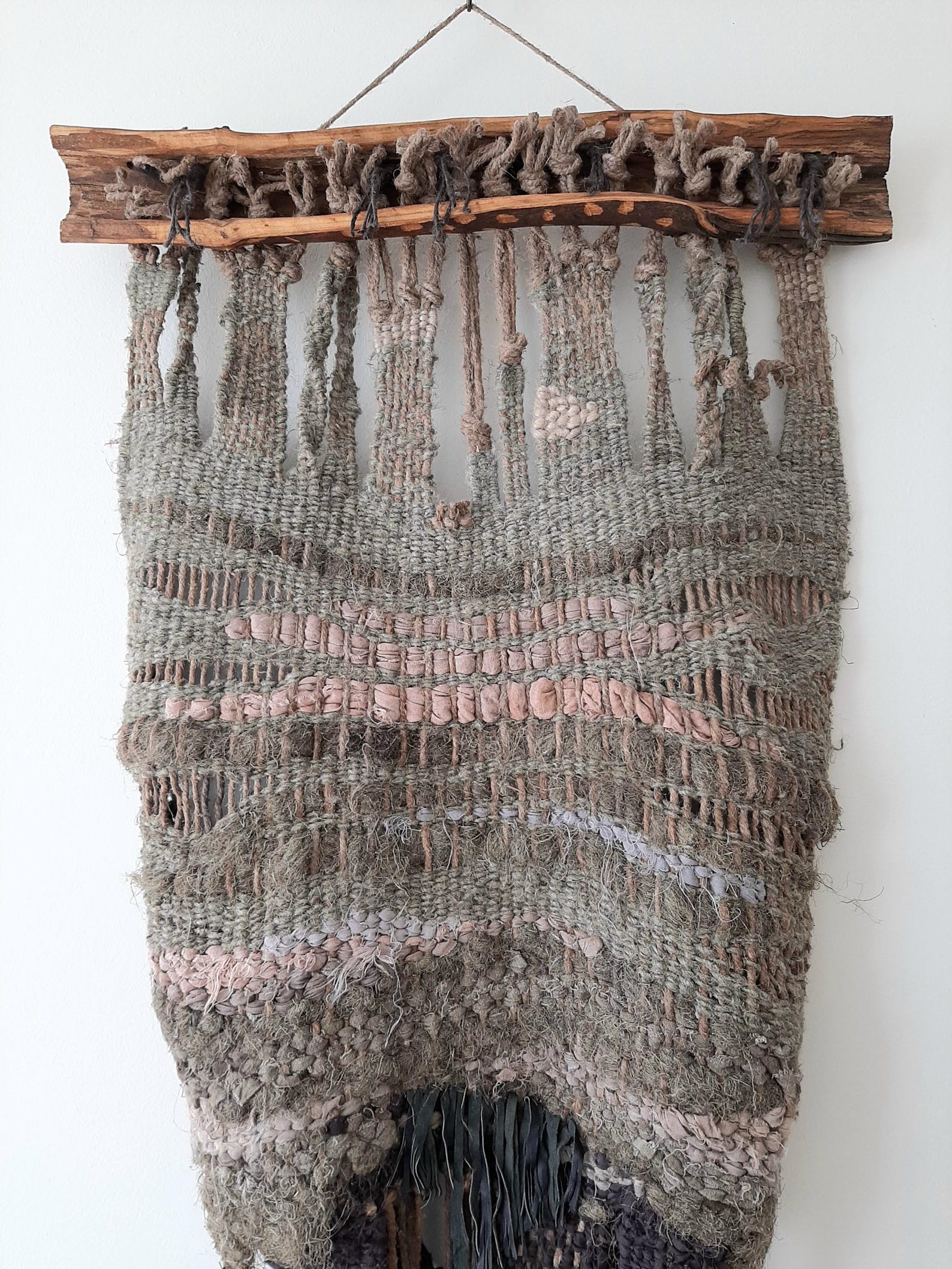 Unique Weaving Art in an Interesting Shape, Made of Organic Materials ...