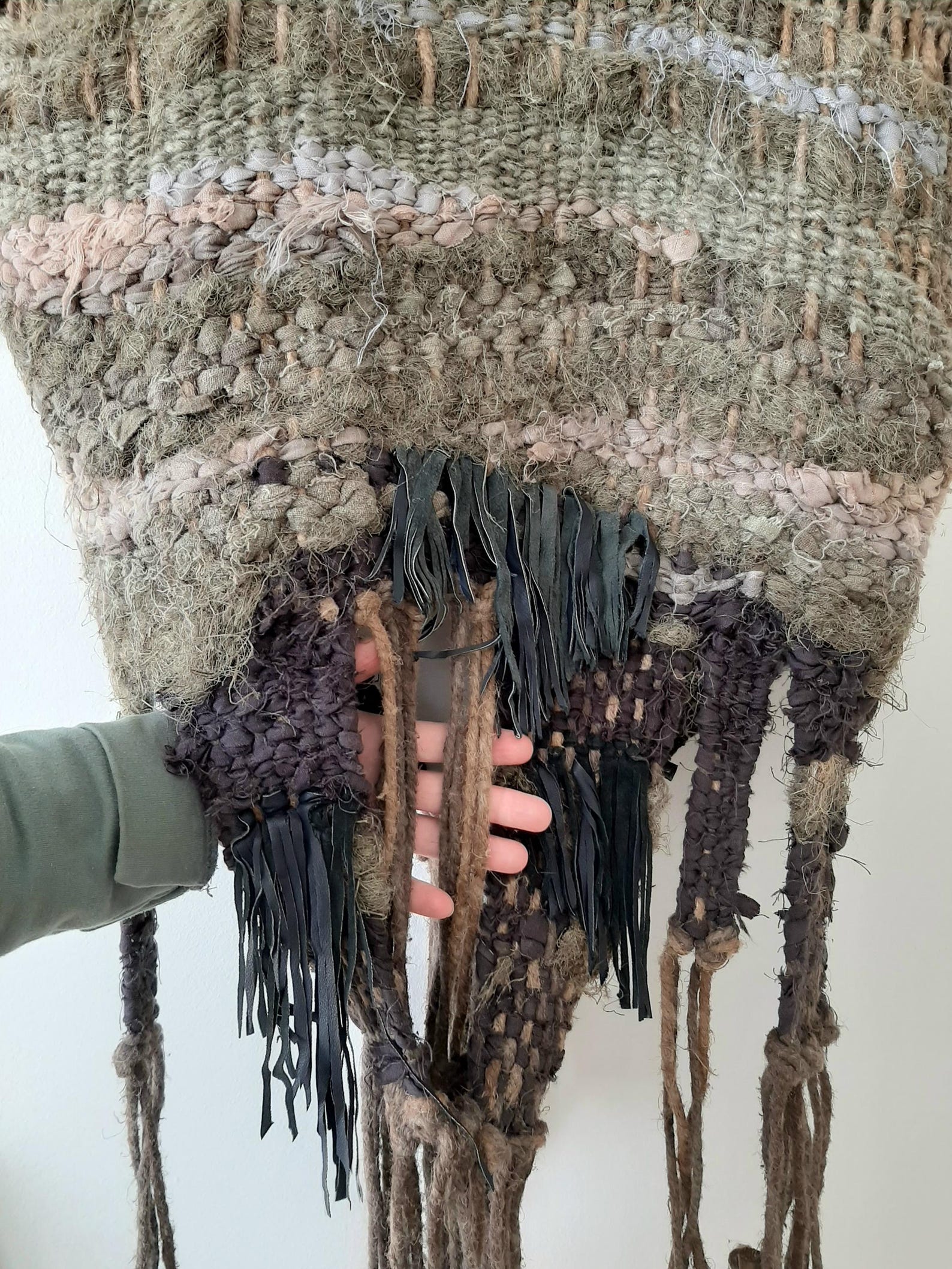 Unique Weaving Art in an Interesting Shape, Made of Organic Materials ...
