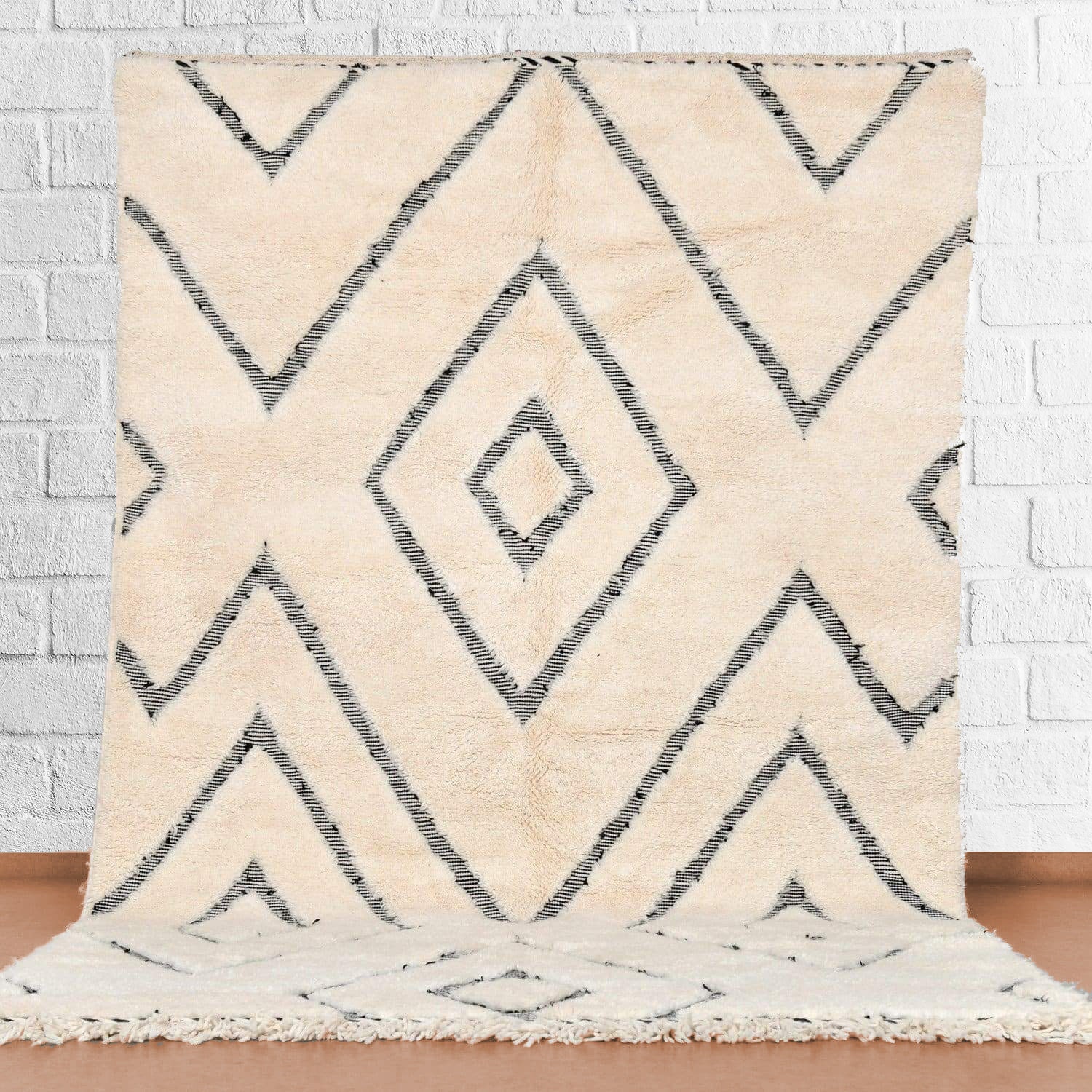 Beni ourain rug Authentic Moroccan Rug Custom Beni Ourain | Etsy