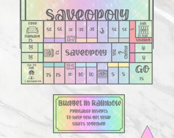 Saveopoly Savings Challenge Printable - Etsy