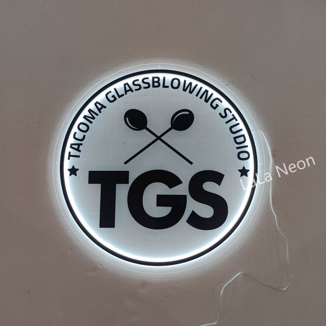 Custom Backlit Acrylic Sign Acrylic Logo Sign LED Business Sign Salon ...