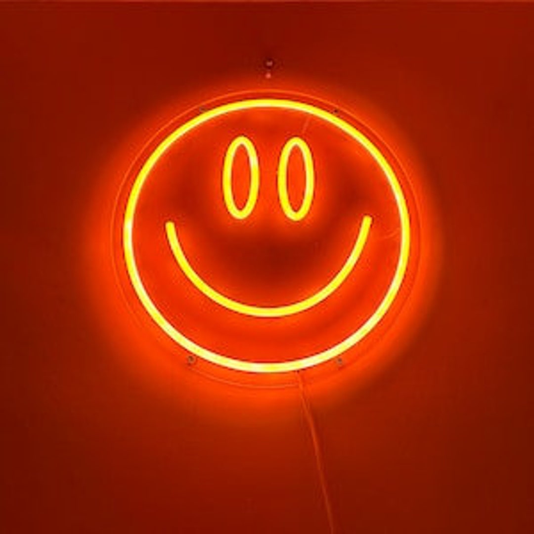Smiley Face Neon Sign,led Neon Sign Bedroom,5v Usb Powered Neon Sign ...