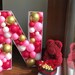 Balloon Number Birthday Backdrop Balloon Mosaico Letters 3D Anniversary ...