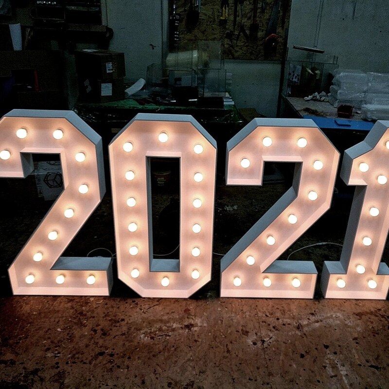Lighted 2025 numbers - Etsy.de