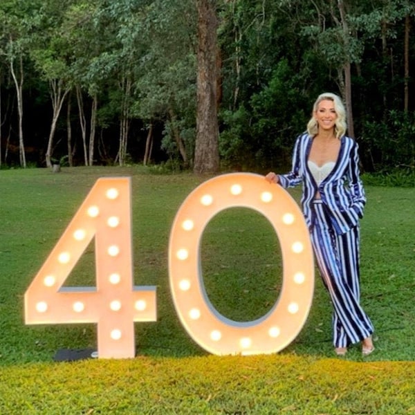 Light up Numbers - Etsy