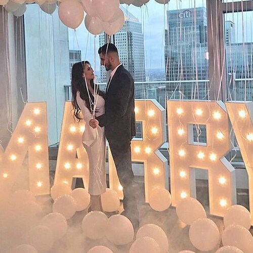 Marry Me Set Light up Letters Marquee Marry Me Sign Lights - Etsy