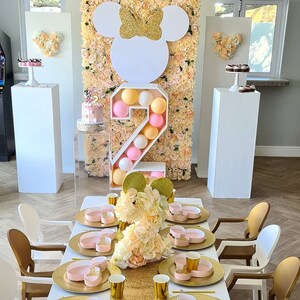 Balloon Number Birthday Backdrop Balloon Mosaico Letters 3D Anniversary ...