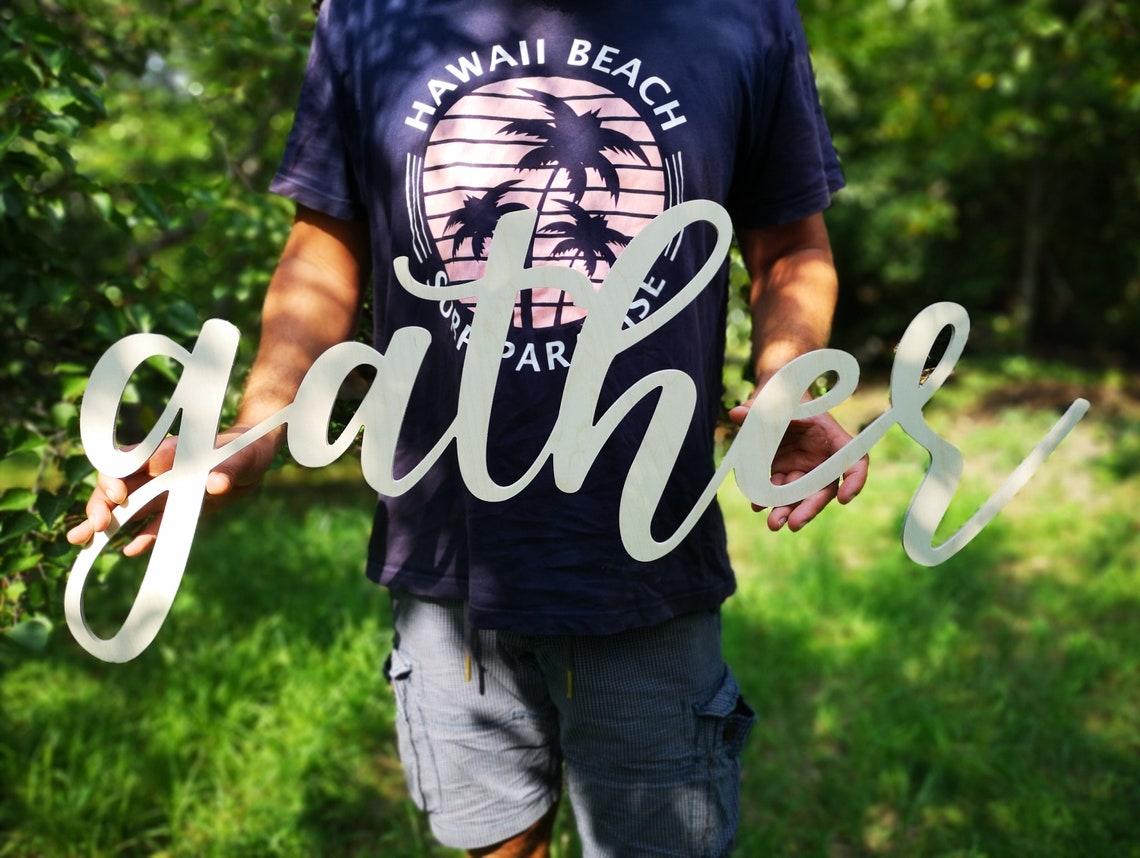 Custom wood sign large cutout plywood signs personalized wood | Etsy