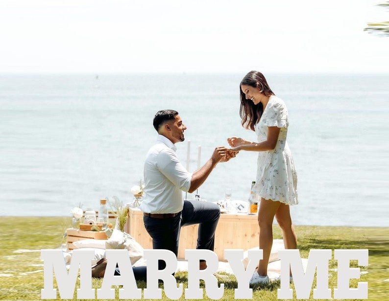 Proposal Ideas Large Marry Me Sign Engaged Marrige Marryme - Etsy