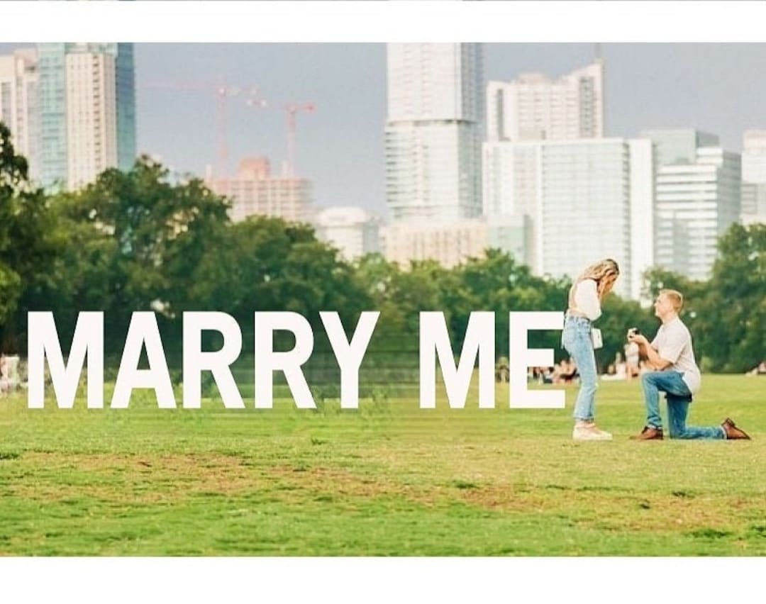 2ft 3f 4ft Marry Me Letters Large Marry Me Sign Wedding Stand Initials ...