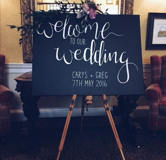 5ft Floor Easel Wedding Easel Stand Large Chalkboard Easel | Etsy