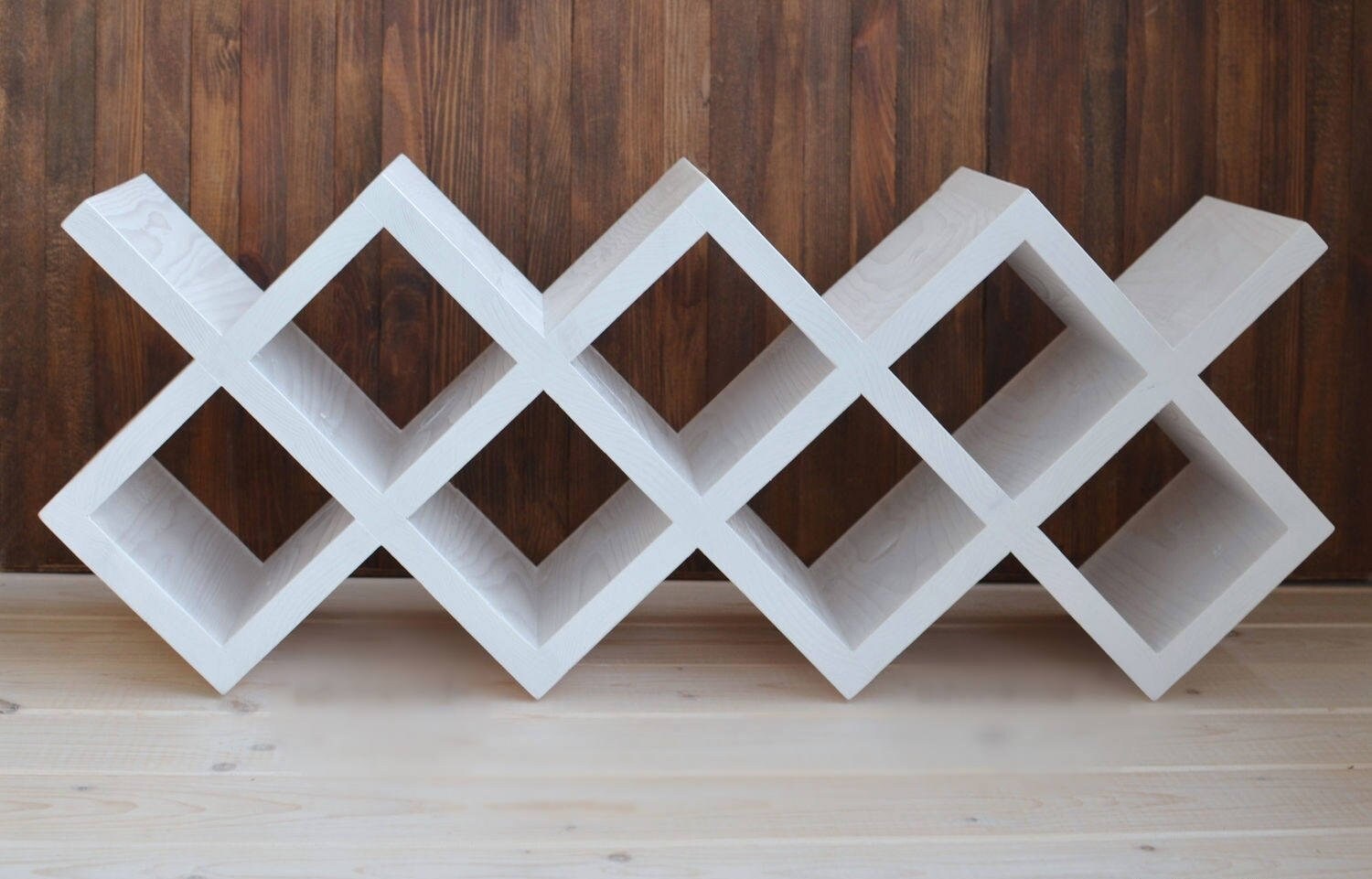 White Wooden Wine Rack-wood Wine Rack-wine Rack Table-wine | Etsy