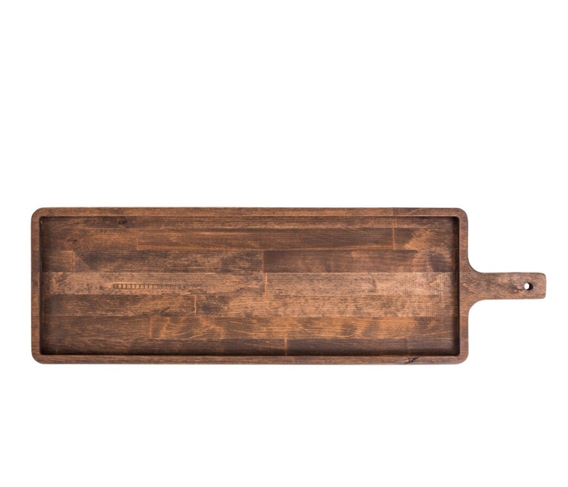 Rustic Serving Tray Wooden Serving Tray Rustic Wood Platter - Etsy