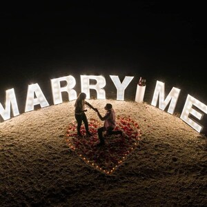 Marry Me Marquee Letters Light up Marry Me Lights Sign Proposal ...