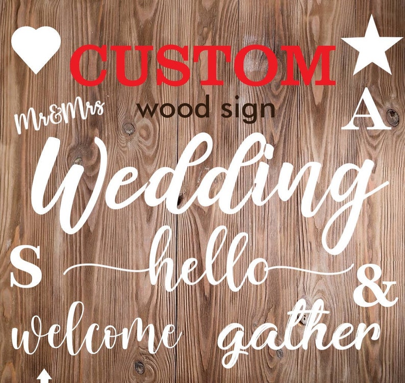 Custom Wood Sign Large Cutout Plywood Signs Personalized Wood - Etsy