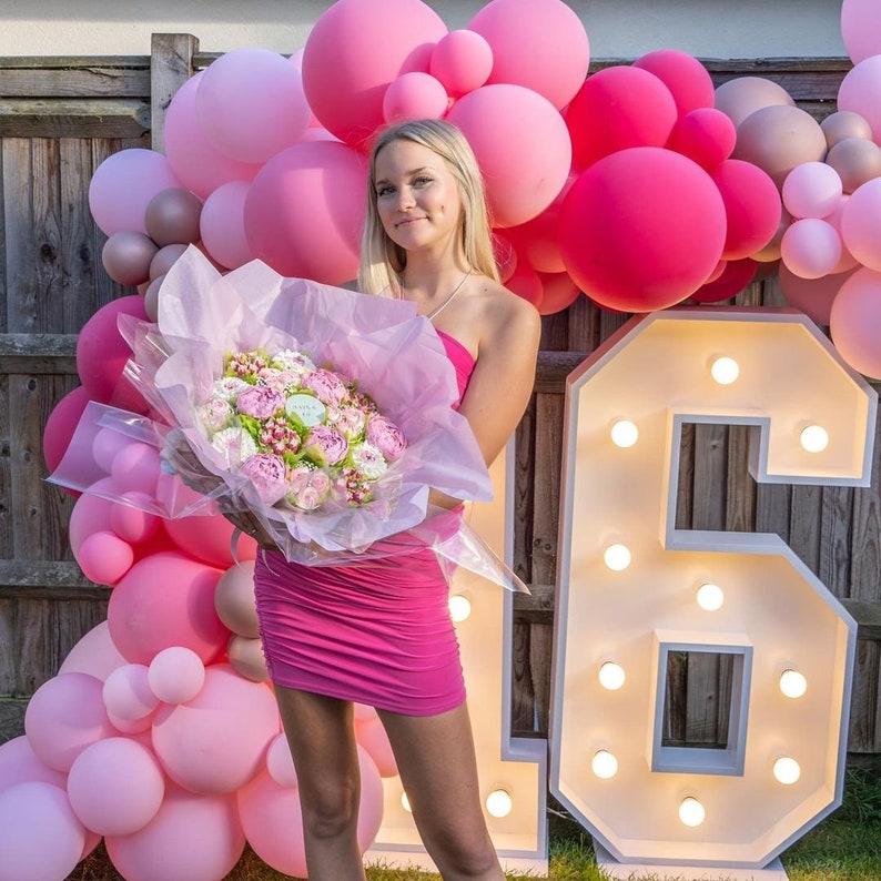 Light up Numbers 16 Sweet 16 Backdrop Big 21 Number Extra - Etsy New ...