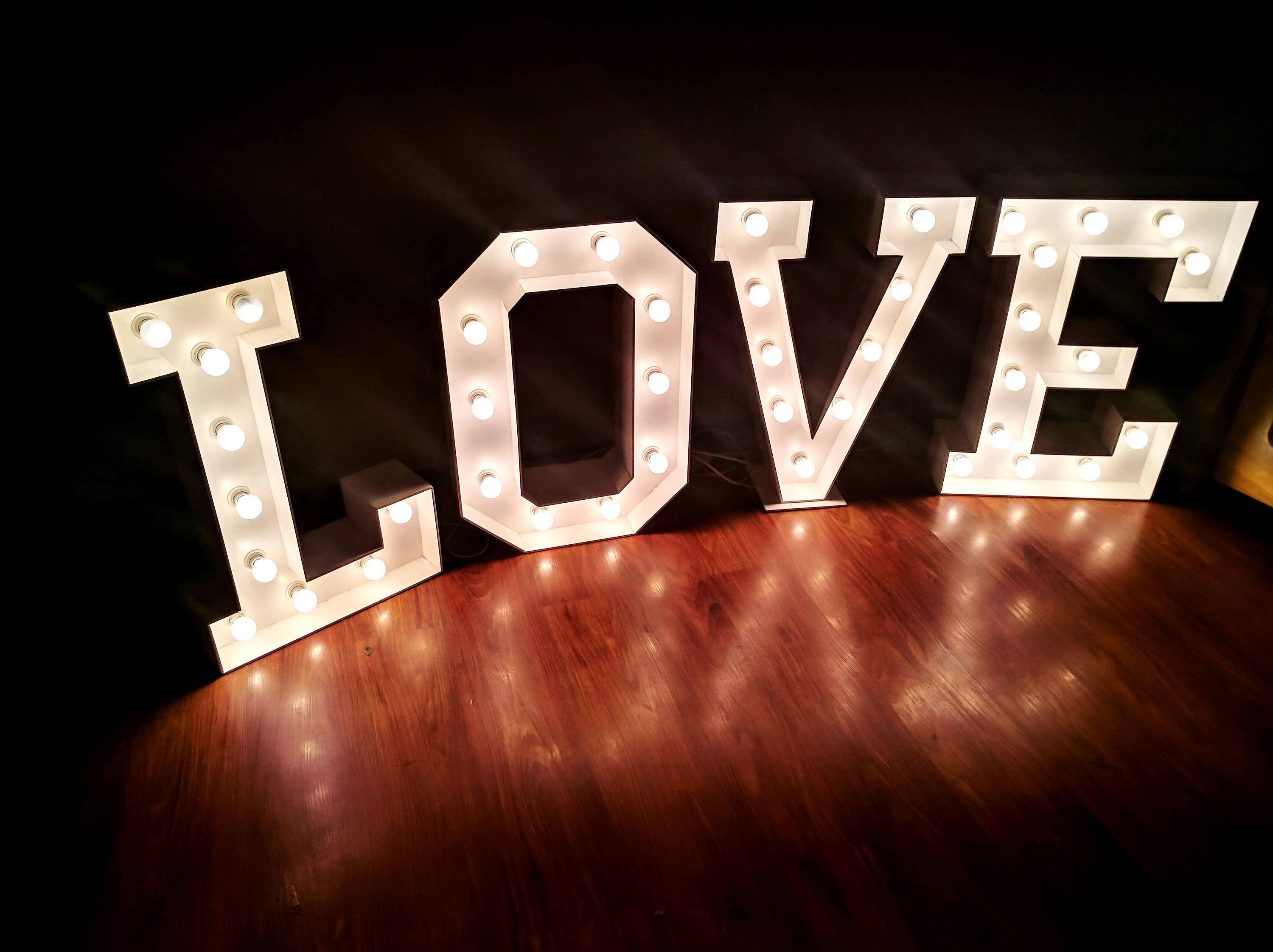 Giant 48 Inches Large Letter Lights Big Wedding Love Sign - Etsy Ireland