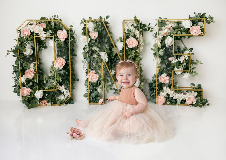 Letters Baby Backdrop Letters Mosaic One Two Boy Letter 3ft - Etsy