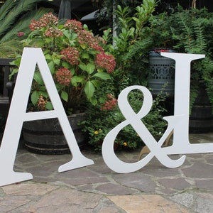 Large Wooden Letters Extra Large Wood Letters Wedding Giant Wooden ...