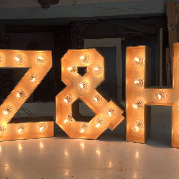 Light up Letters - Etsy