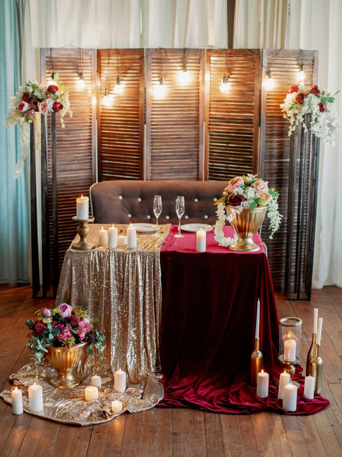 Wooden Folding Screen Wedding Backdrop Wood Stand Rustic Wedding ...