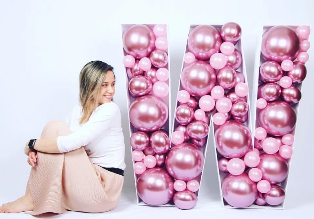 Mosaic for Balloons Number Large Birthday Photo Backdrop Numbers Giant ...