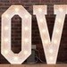 Set of Sign LOVE Extra Large Marquee Letters Light up Letter Lights ...