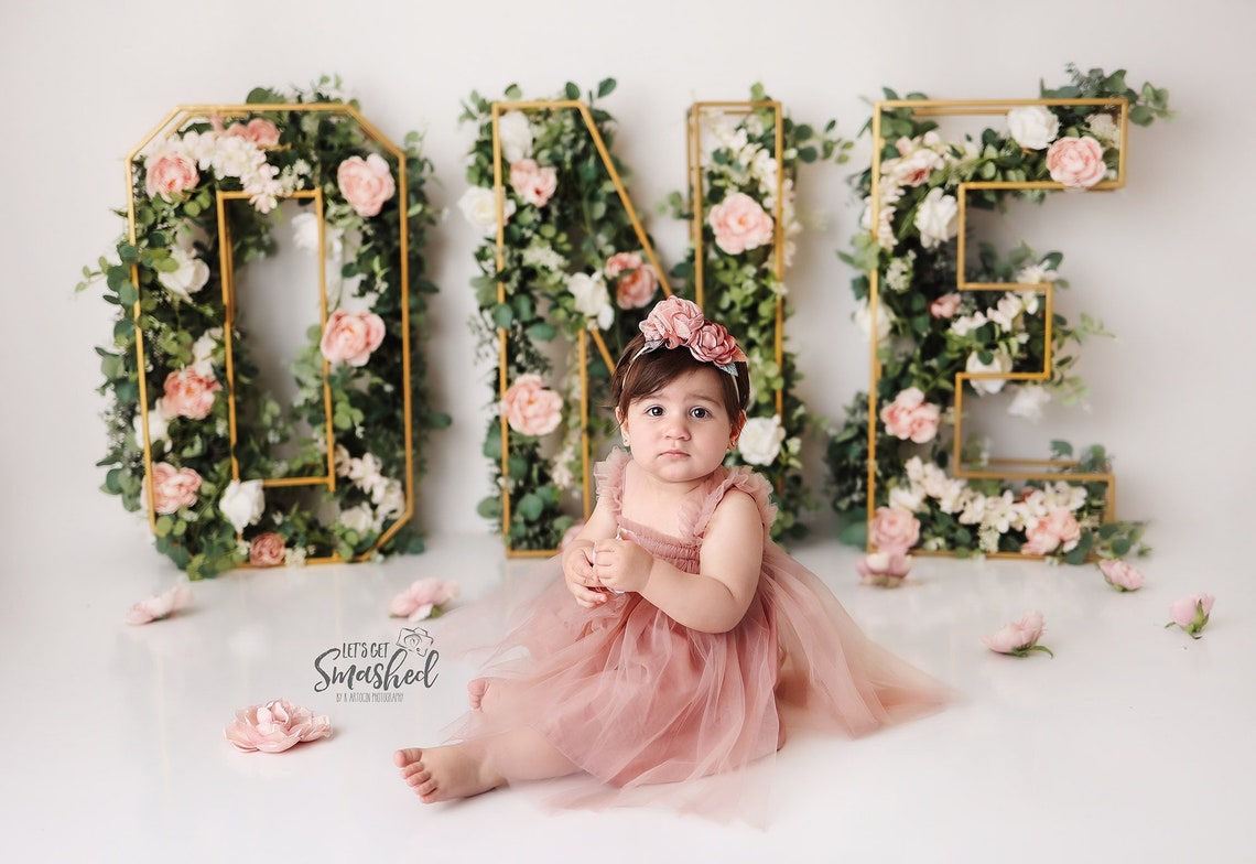 Letters Baby Backdrop Letters Mosaic One Two Boy Letter 3ft - Etsy