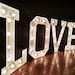 4ft 3ft Large Letter Lights Big Wedding Love Sign Large Letter Number ...