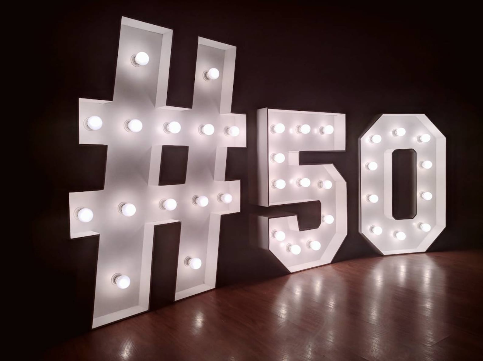 Giant Marquee Numbers Light up Numbers Bulbs Sign Marquee - Etsy Canada