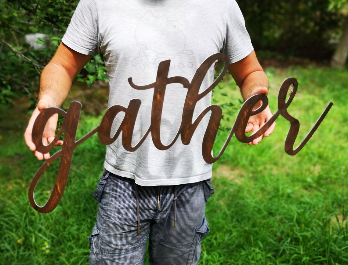 Custom wood sign large cutout plywood signs personalized wood | Etsy