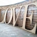 Large Wooden Letters Extra Large Wood Letters Wedding Giant Wooden ...
