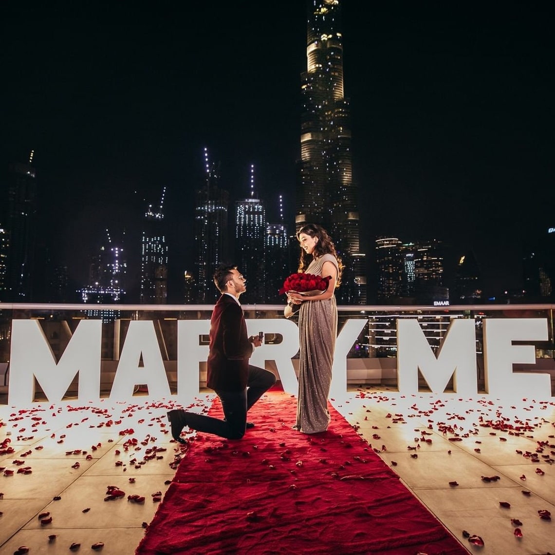 Marry Me Set Light up Letters Marquee Marry Me Sign Lights Proposal ...