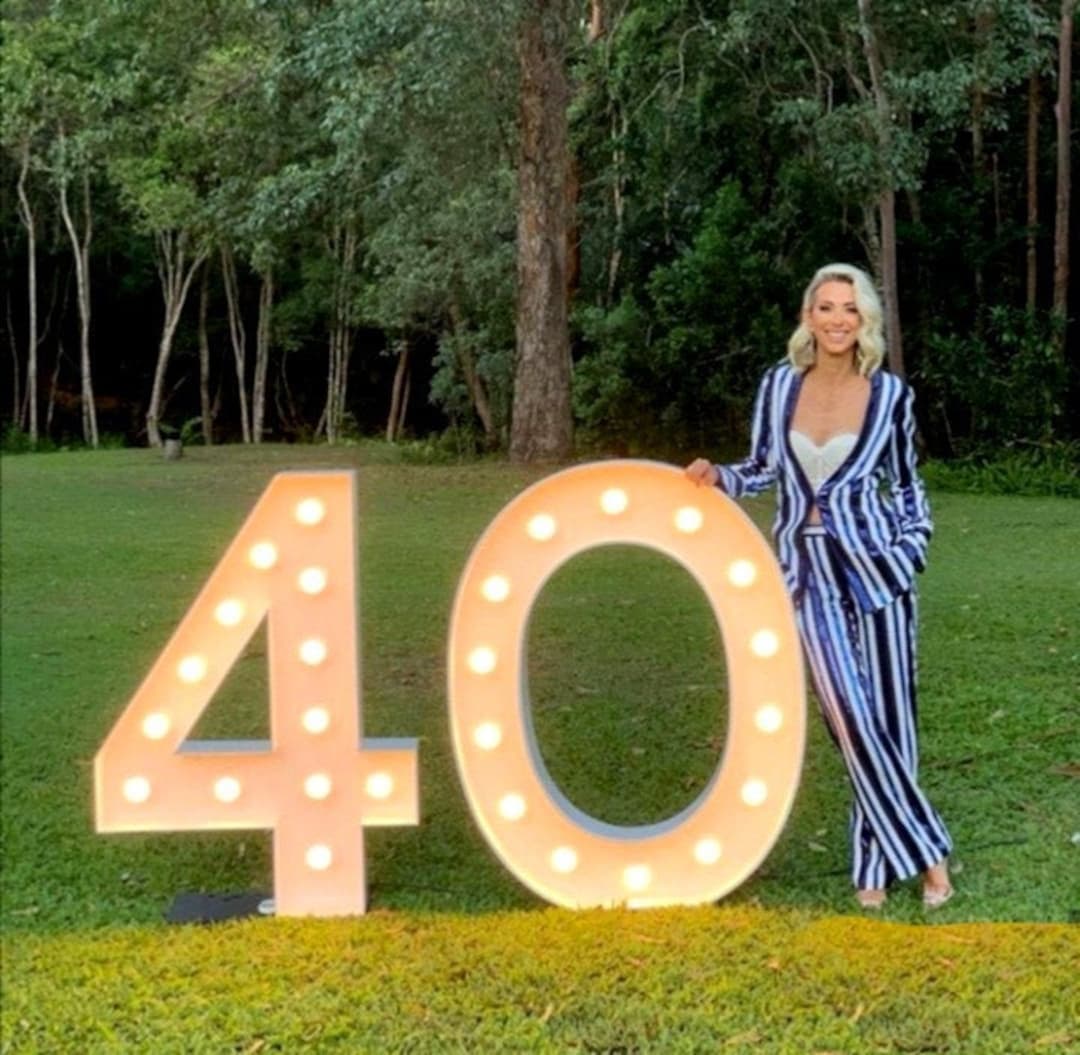 40th Birthday Backdrop Numbers Anniversary 50th Birthday Large Numbers ...