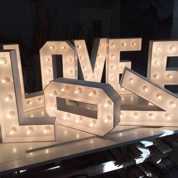 Love Marquee - Etsy